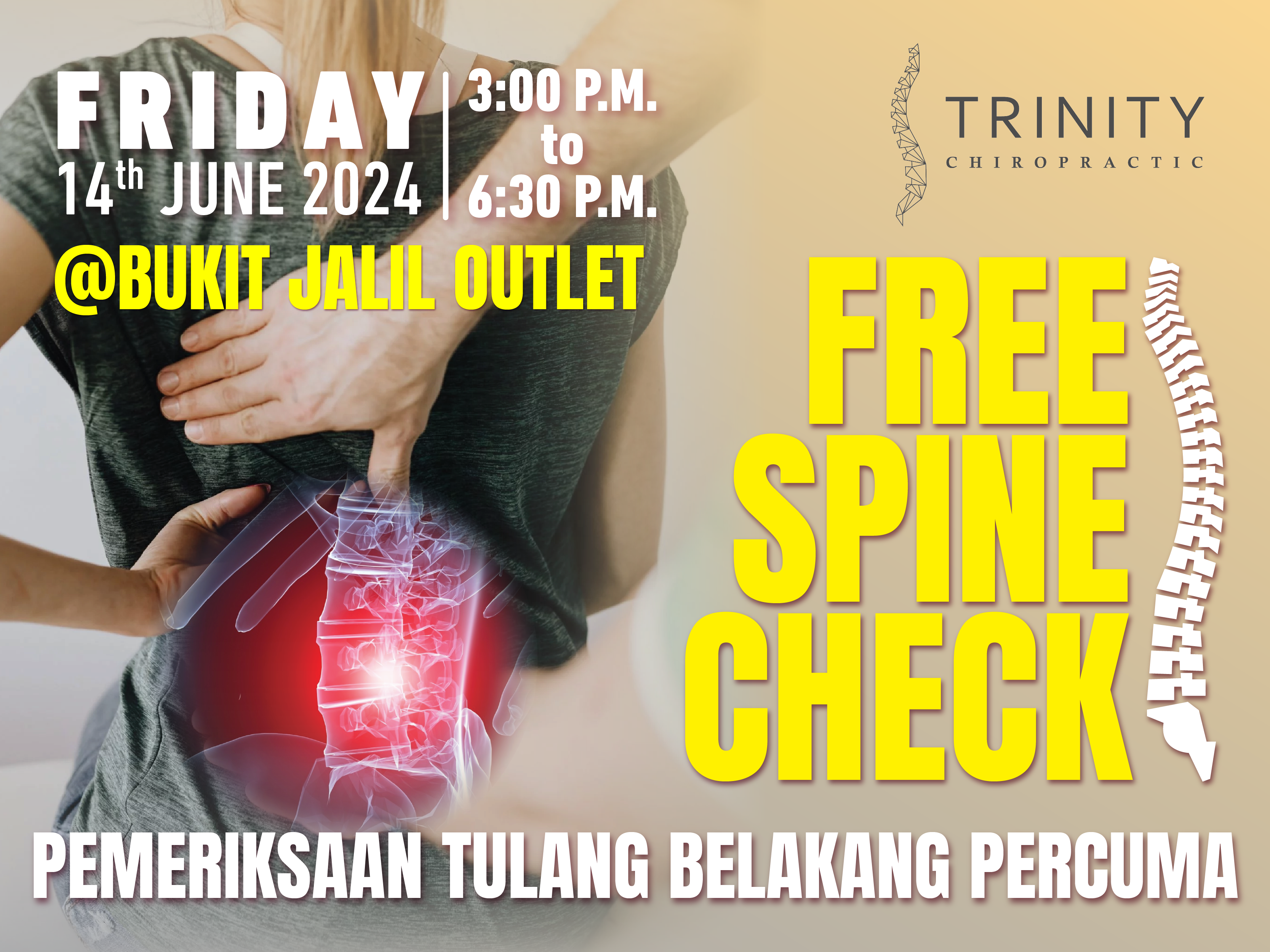 Free Spine Check @ R Pharmacy Bukit Jalil Outlet – R Pharmacy
