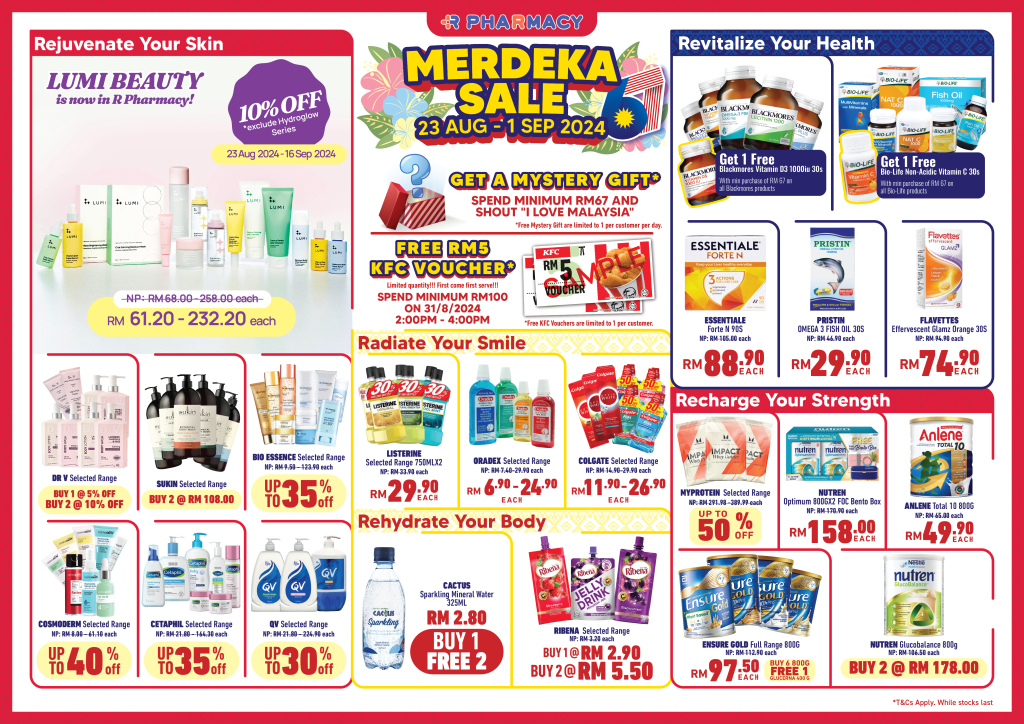 Merdeka Sale 2024 – R Pharmacy