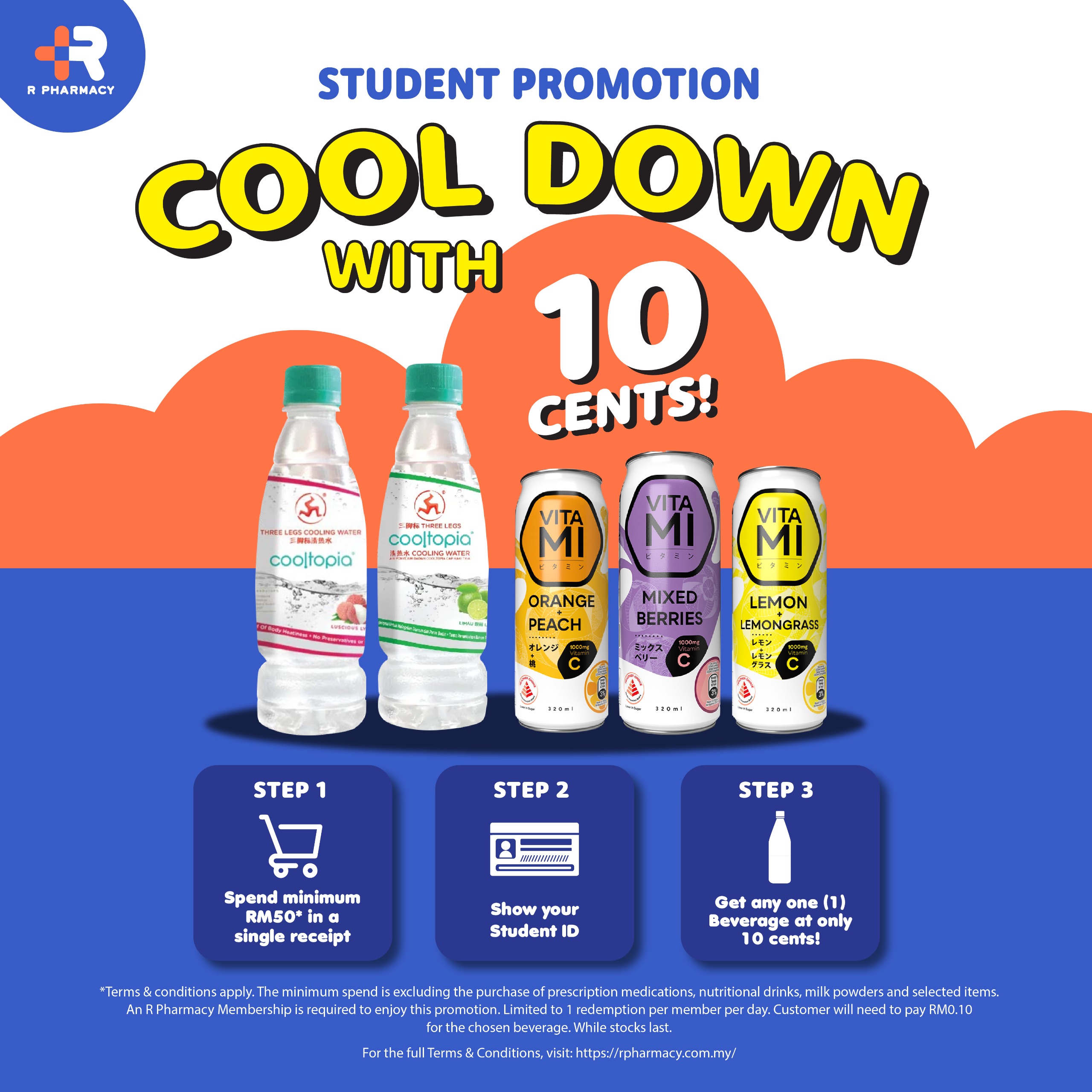 Student Promotion @ R Pharmacy Bloomsvale Shopping Gallery – R Pharmacy